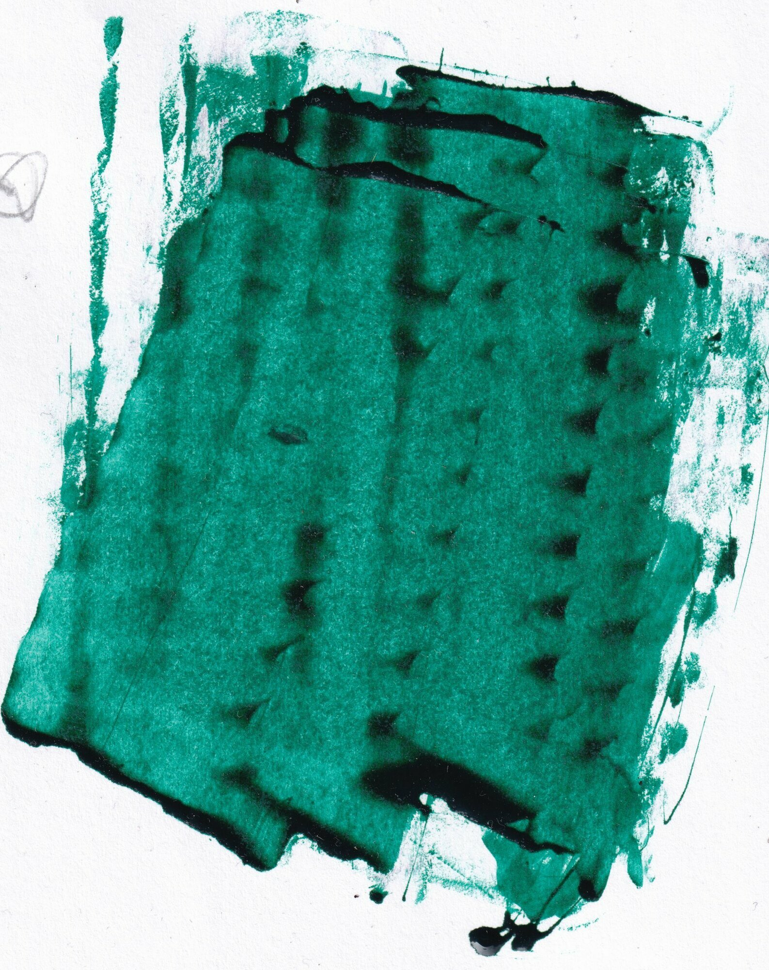 Типографская краска для линогравюры Pantone Green (изумрудный) 200мл. Материал для штампов, эстампа