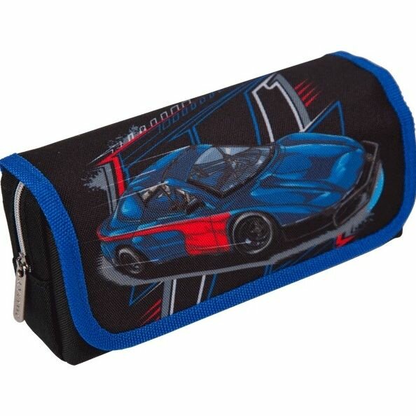 Пенал "deVENTE. Racing" 20,5x9,5x7 см, прямоугольный, отделение на молнии
