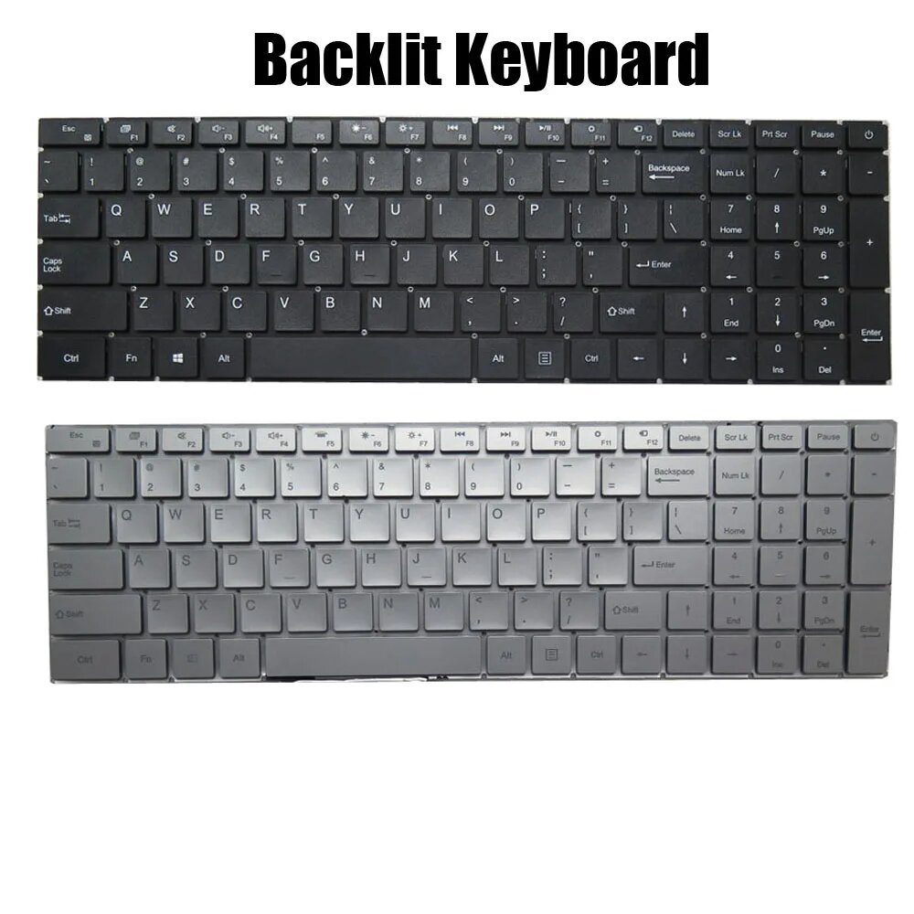 Клавиатура ноутбука Azerty AZ-1506 Silver RU Russia