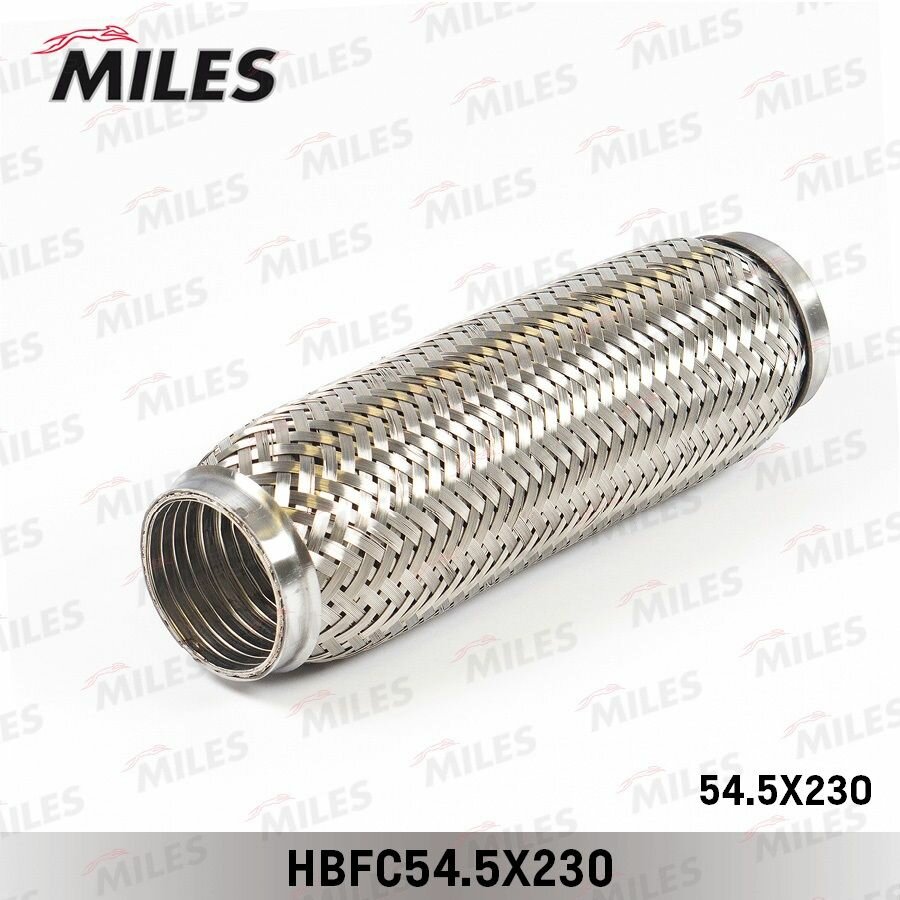 MILES Труба гофрированная (гофра) с внутренней металлорукавом 54.5X230 (BOSAL 265-333) HBFC54.5X230