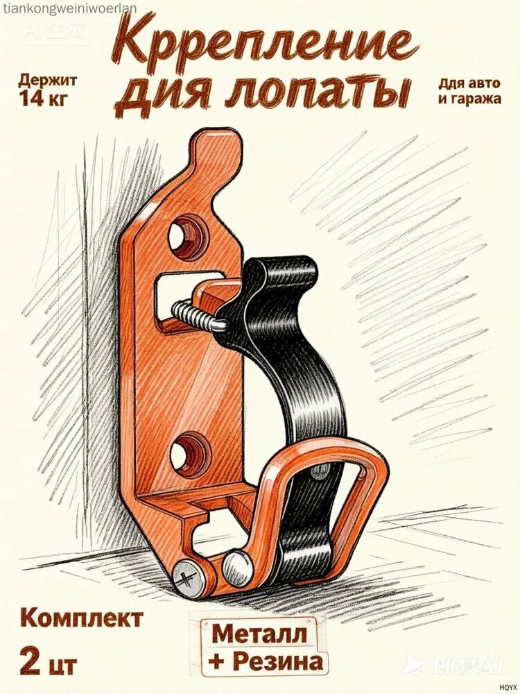 Замок для прицепа, 2 м, 2 шт.