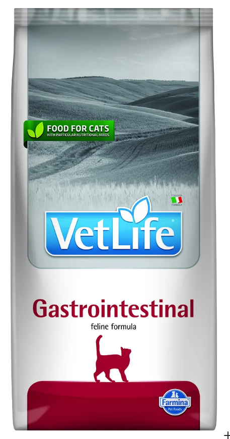 Сухой корм Farmina Vet Life Gastrointestinal (Фармина) для кошек при заболевании ЖКТ, 10 кг