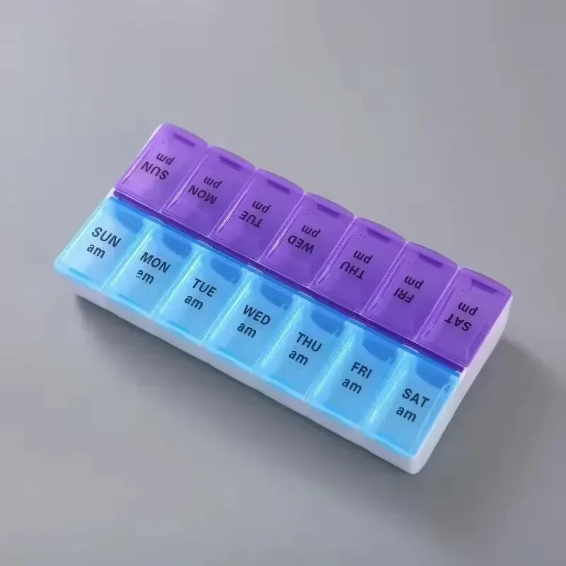 Еженедельный диспенсер для таблеток на 7 дней, Цвет: 1 PCS
