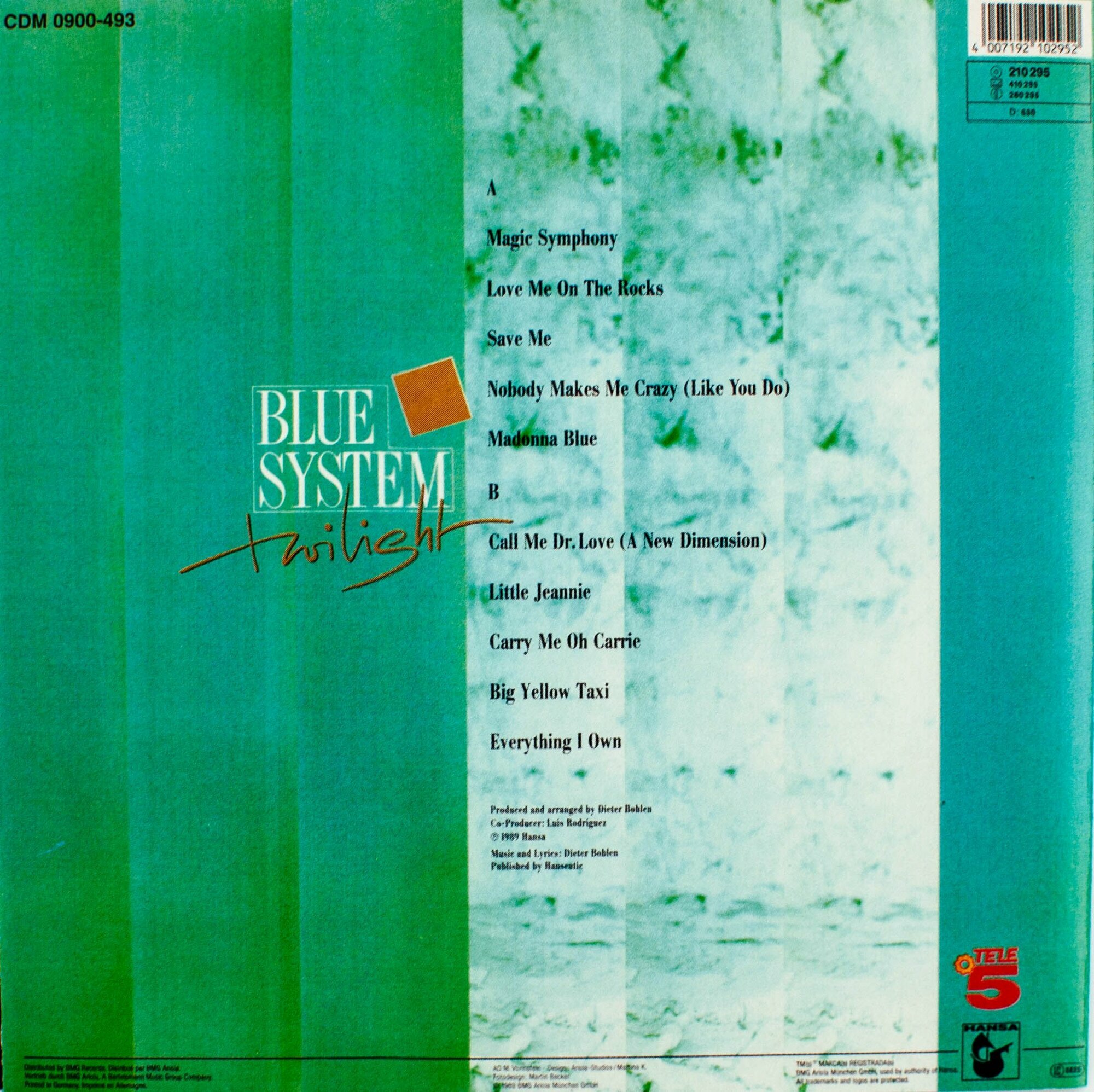 Blue System - Twilight / Obsession Аудио CD Лицензия — фото 1