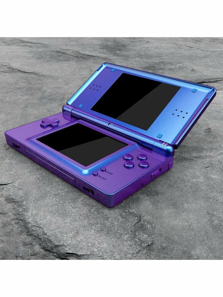 EXtremeRate сменный полный корпус для Nintendo DS Lite NDSL, комплект с кнопками и экранной линзой; кастомизация консоли, защита и обновление, для ремонта и улучшения, консоль не входит
