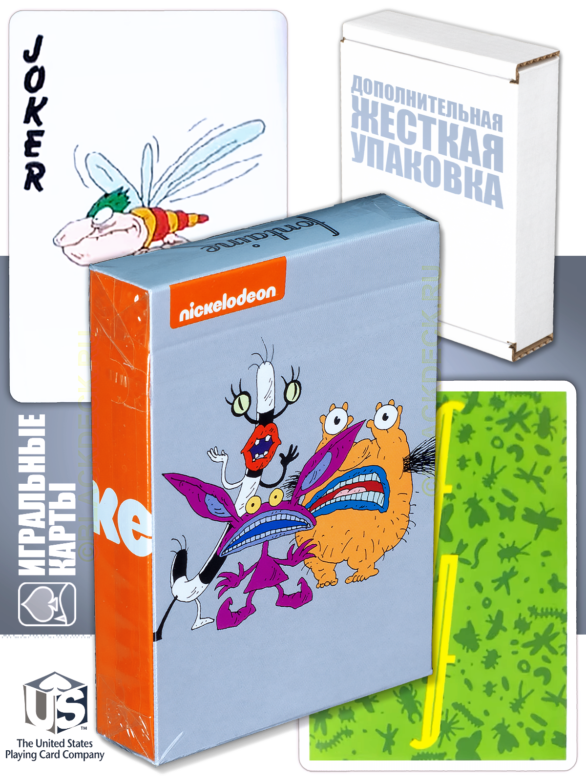 Fontaine × Nickelodeon: Aaaahh! Real Monsters, коллекционные игральные карты