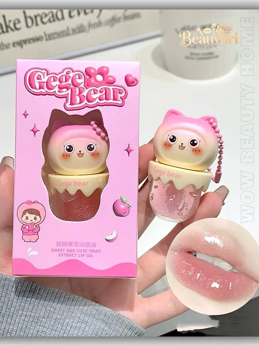 Блеск для губ Розовая кошечка, розовый