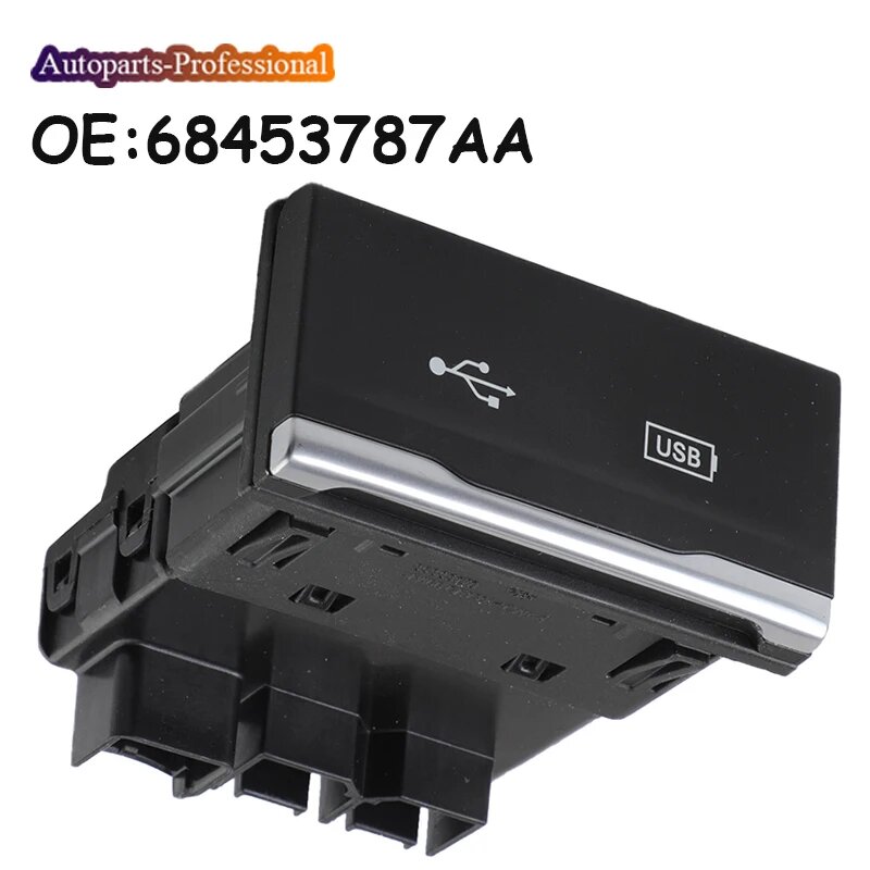 USB-порт для автомобиля, медиа-хаб 68453787AA 68271567AB 68271567AA для Jeep Cherokee Wrangler Gladiator 2018-2021, запасные части