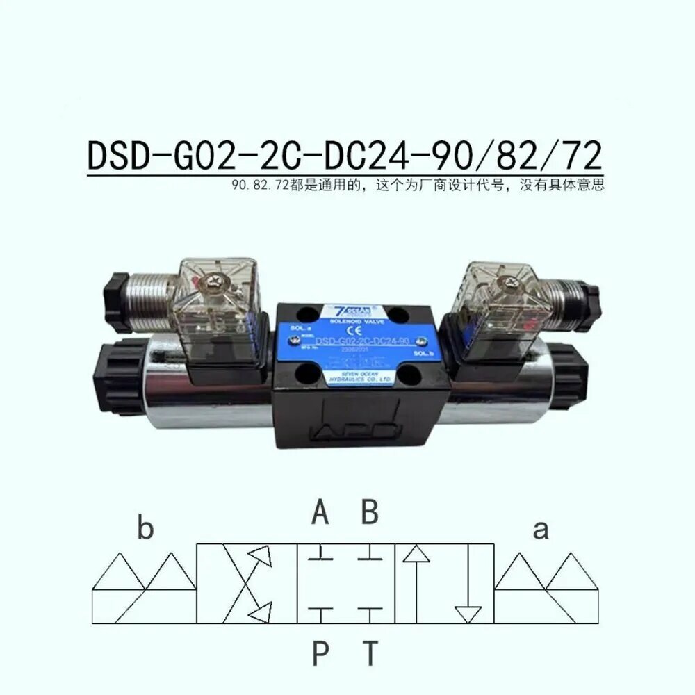 DSD-G02-2C-DC24-90Электромагнитный реверсивный клапан