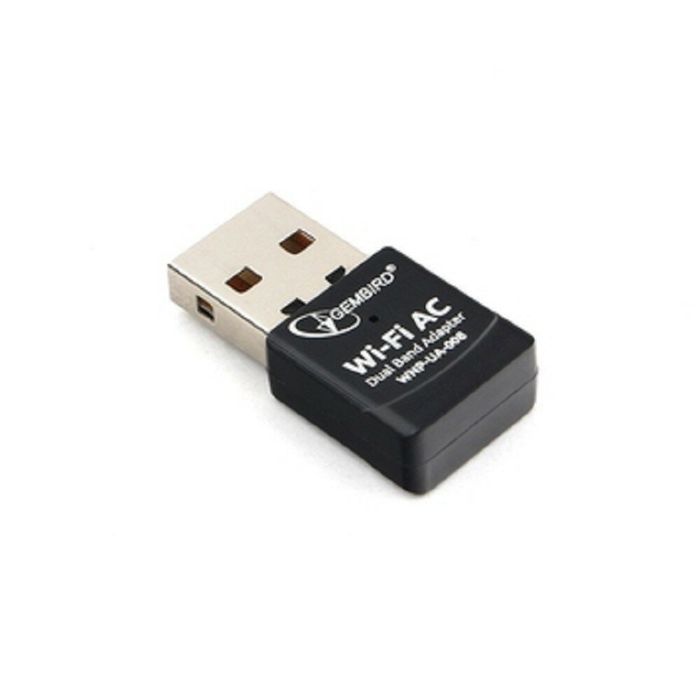 Сетевой адаптер WiFi Gembird WNP-UA-008, Нет 0 5 ГГц, 2.4 ГГц
