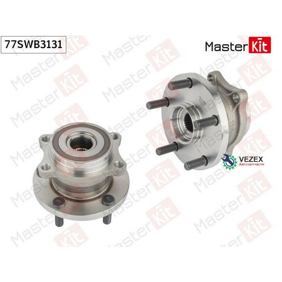 MASTERKIT 77SWB3131 Ступица в сборе с подшипником зад. Subaru TRIBECA (B9) 2005 - 77SWB3131