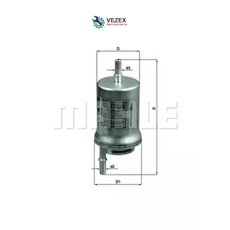 MAHLE KL176/6D Фильтр топливный