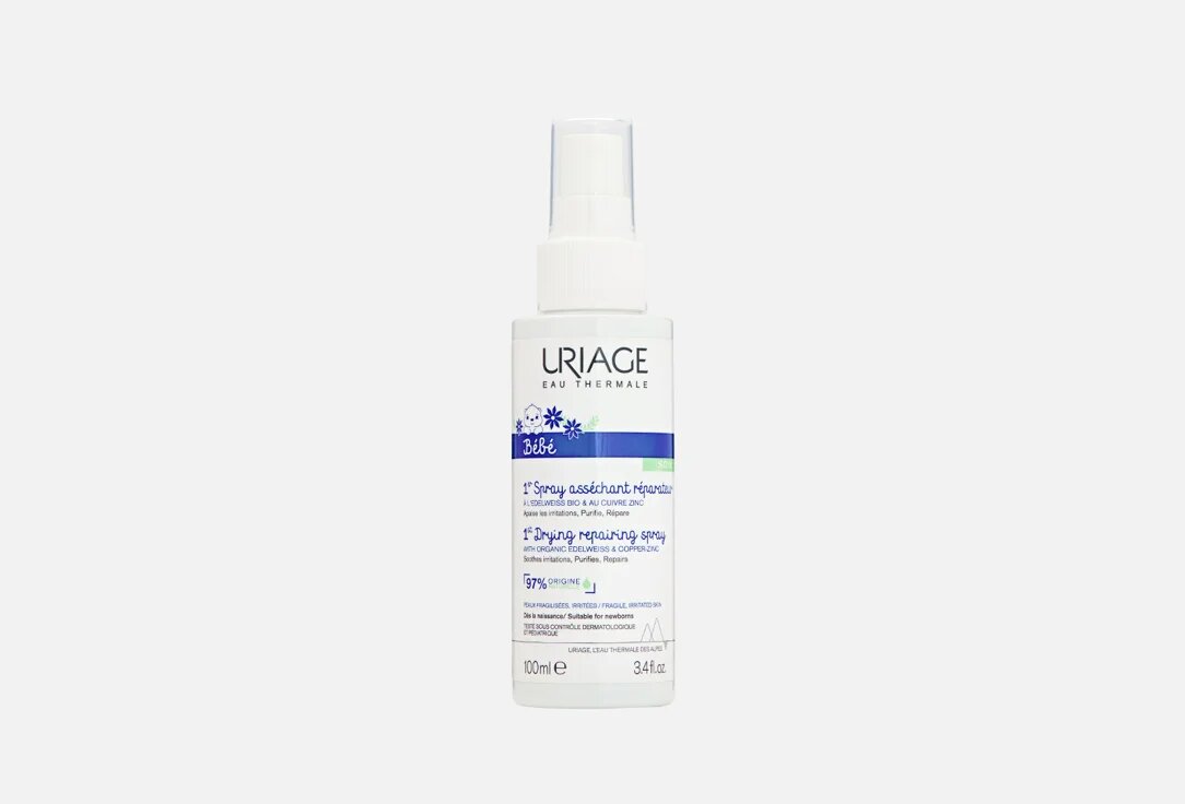 Uriage 1st Cu-Zn+ SPRAY первый спрей С Cu-Zn+ против раздражений 100мл