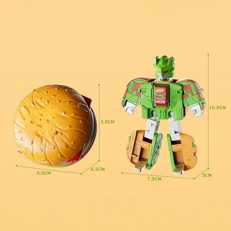 Трансформер SMHXIANGQIAN Зеленый, Hamburger