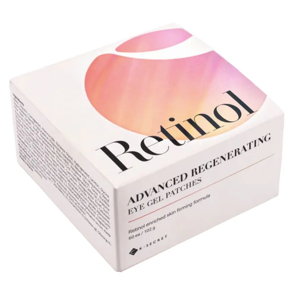 Регенерирующие патчи для век с ретинолом K-SECRET Advanced Regenerating Eye Gel Patches