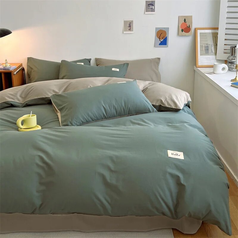 Хлопковый пододеяльник InS 220/200/180/160 см 180х220см, Зеленый, Fruit Green