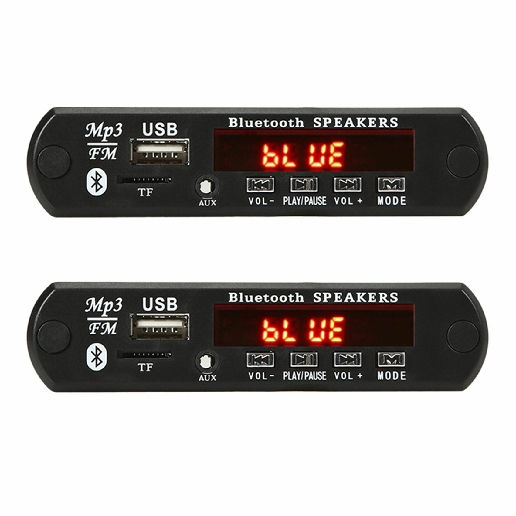 2шт. 2X15 Вт усилитель MP3 декодер плата 12 В блютуз 5,0 30 автомобильный FM-радио модуль Поддержка TF USB AUX