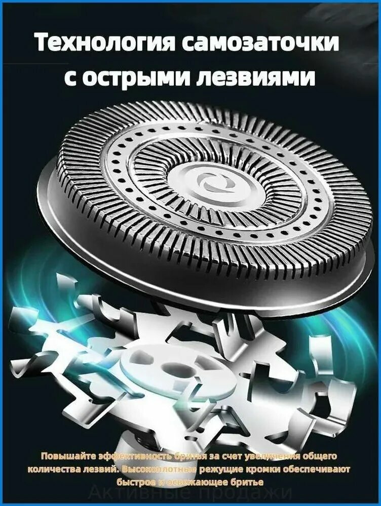 Электробритва 便携式迷你剃须刀LED电量显示小钢炮刮胡刀充电款刮胡刀胡须刀-umzE-2c1e4e4ef69a, серый — фото 1