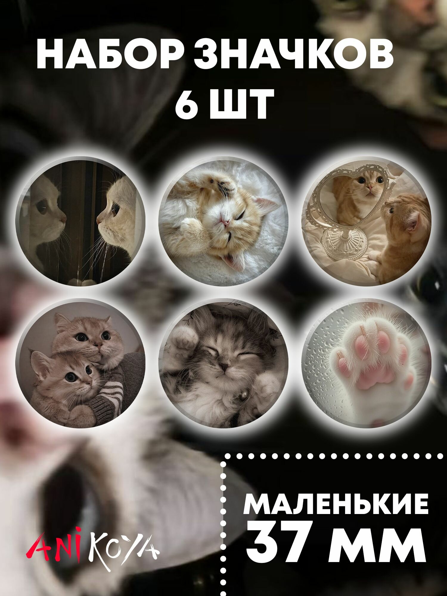 Набор значков AniKoya