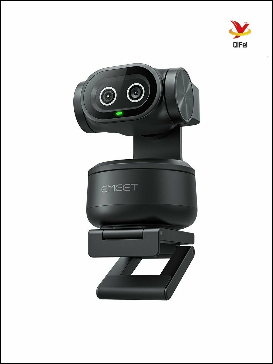 Бестселлер EMEET PIXY PTZ для стриминга в 4K Ultra HD, оснащенный ИИавтотрекингом и управлением жестами, совместим с OBS и Twitch, без штатива
