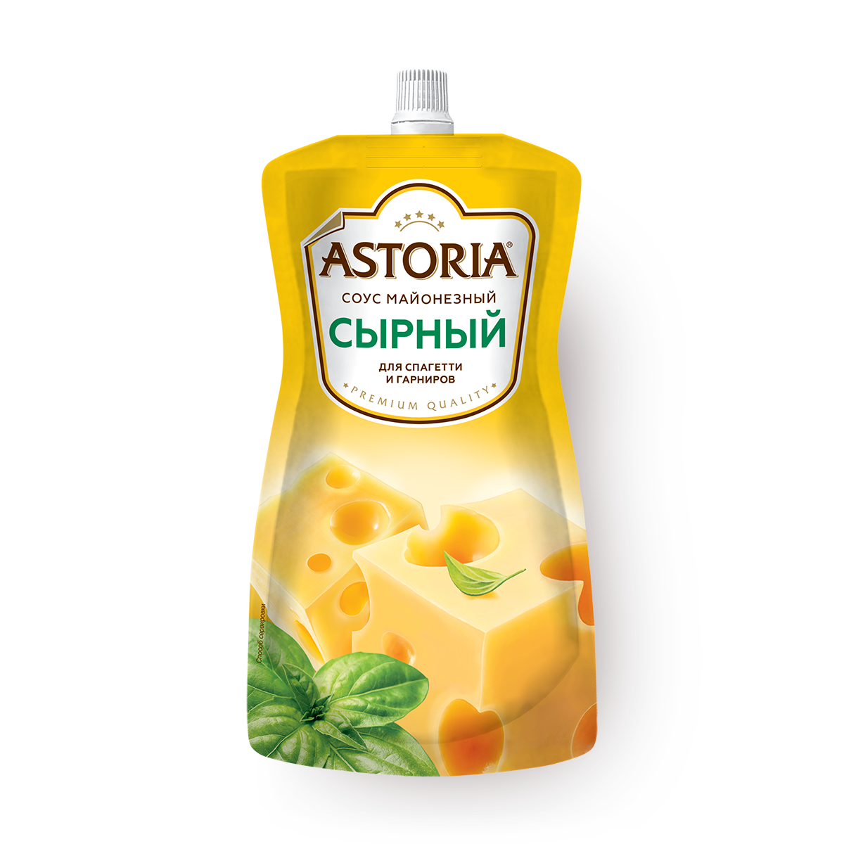 Соус майонезный Astoria Сырный, для спагетти, 233 грамм, дой-пак