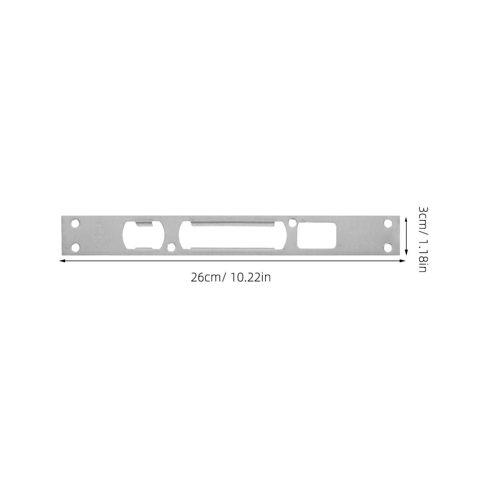 3 Штуки Надёжный Антиворовской Замок Дверной Платины 26.00X3.00X6.00Cm
