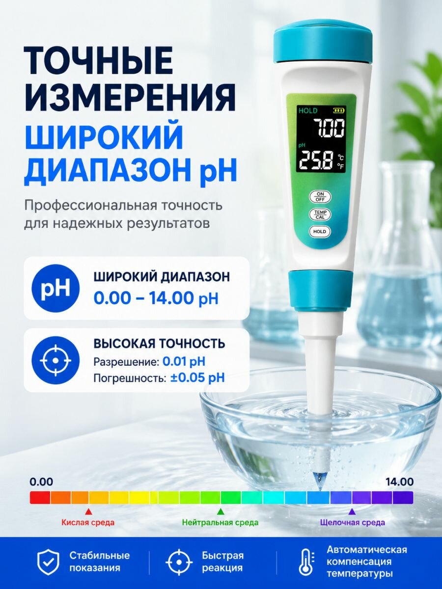 Тестер качества питьевой воды