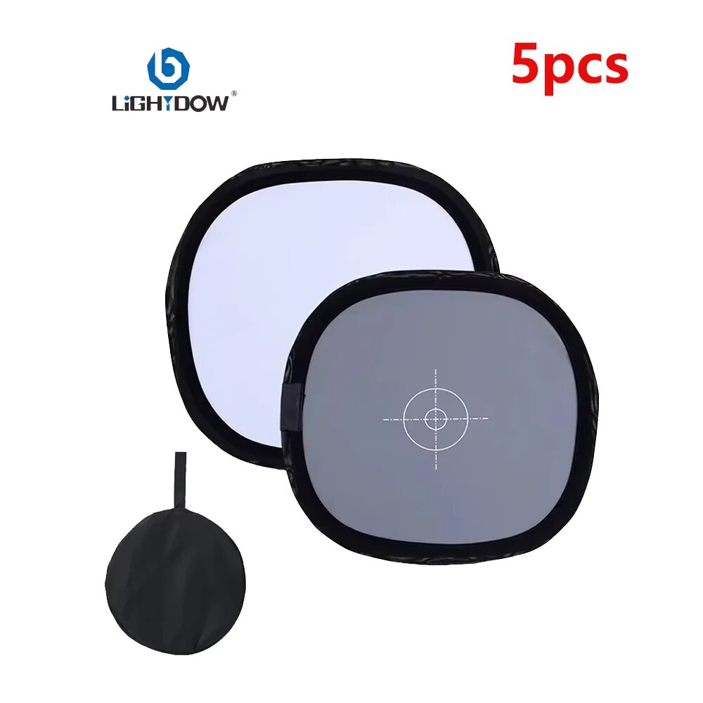 Lightdow карта баланса белого 18% серый 5pcs