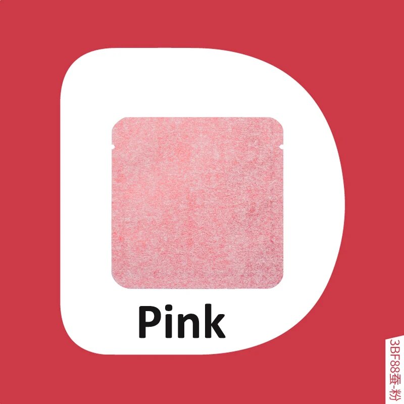 Открытые пакеты из шелковой хлопчатобумажной фольги Розовый, PInk