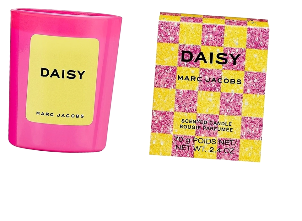 Marc Jacobs Daisy парфюмированная свеча женская 70 гр - Марк Якобс Дайси