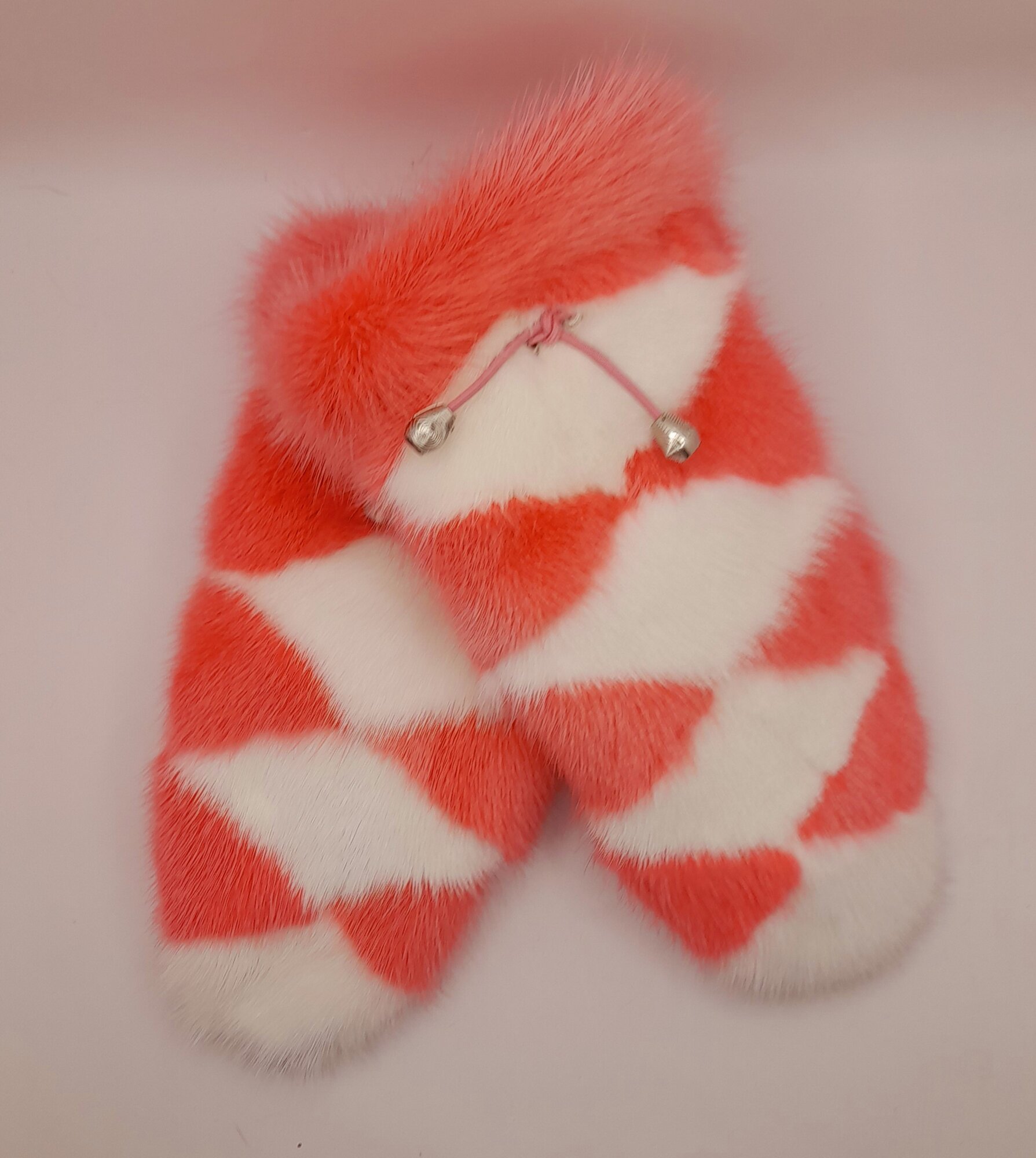 Варежки  для женщин, размер 7, алый — фото 1