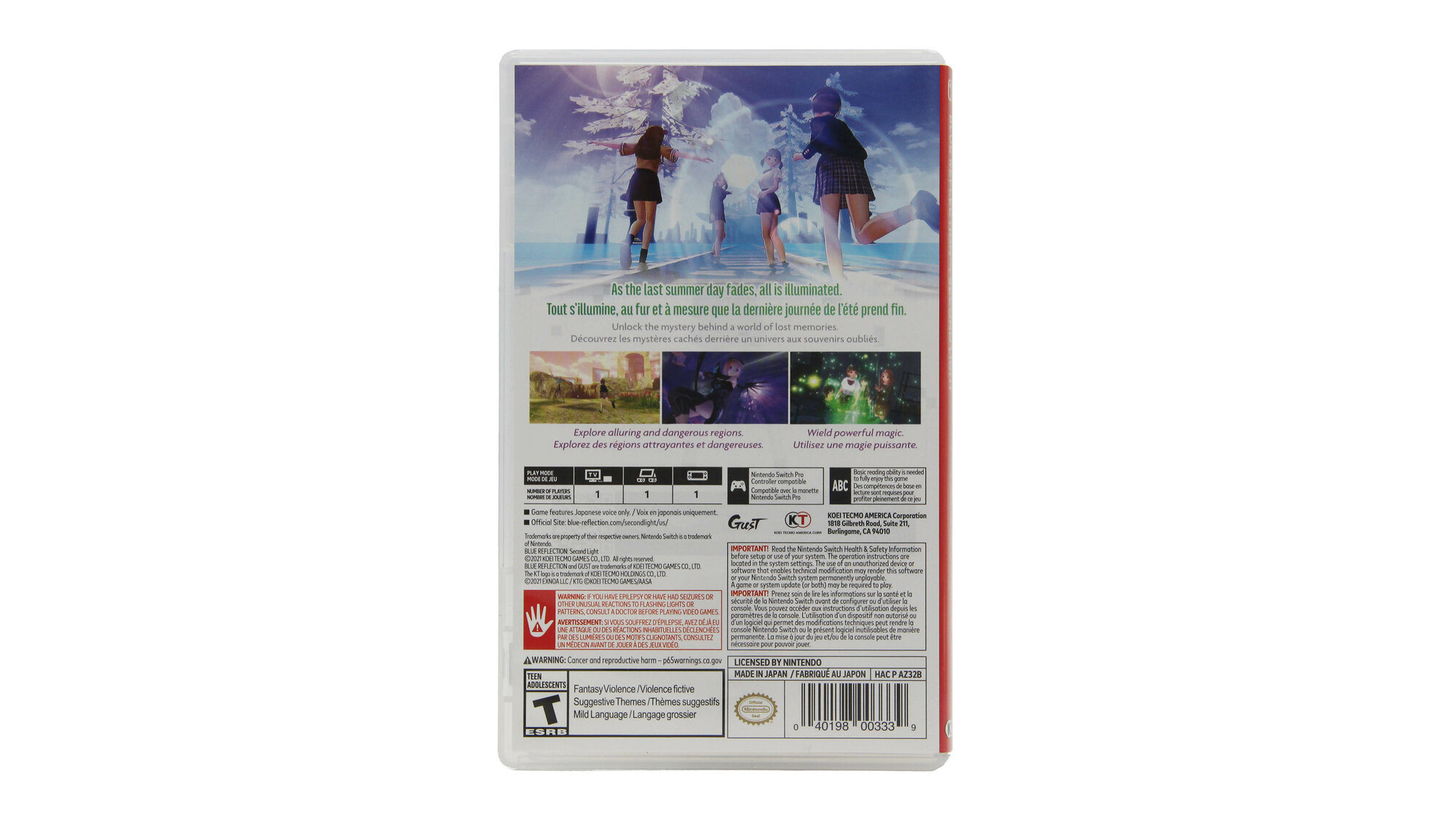 Blue Reflection: Second Light (Nintendo Switch, NTSC) Английский язык — фото 1