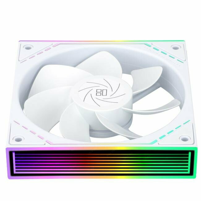 TL-M12RW Вентилятор Thermalright TL-M12RW, 120x120x25 мм, 1500 об/мин, 23 дБА, PWM, белый, ARGB подсветка — фото 1