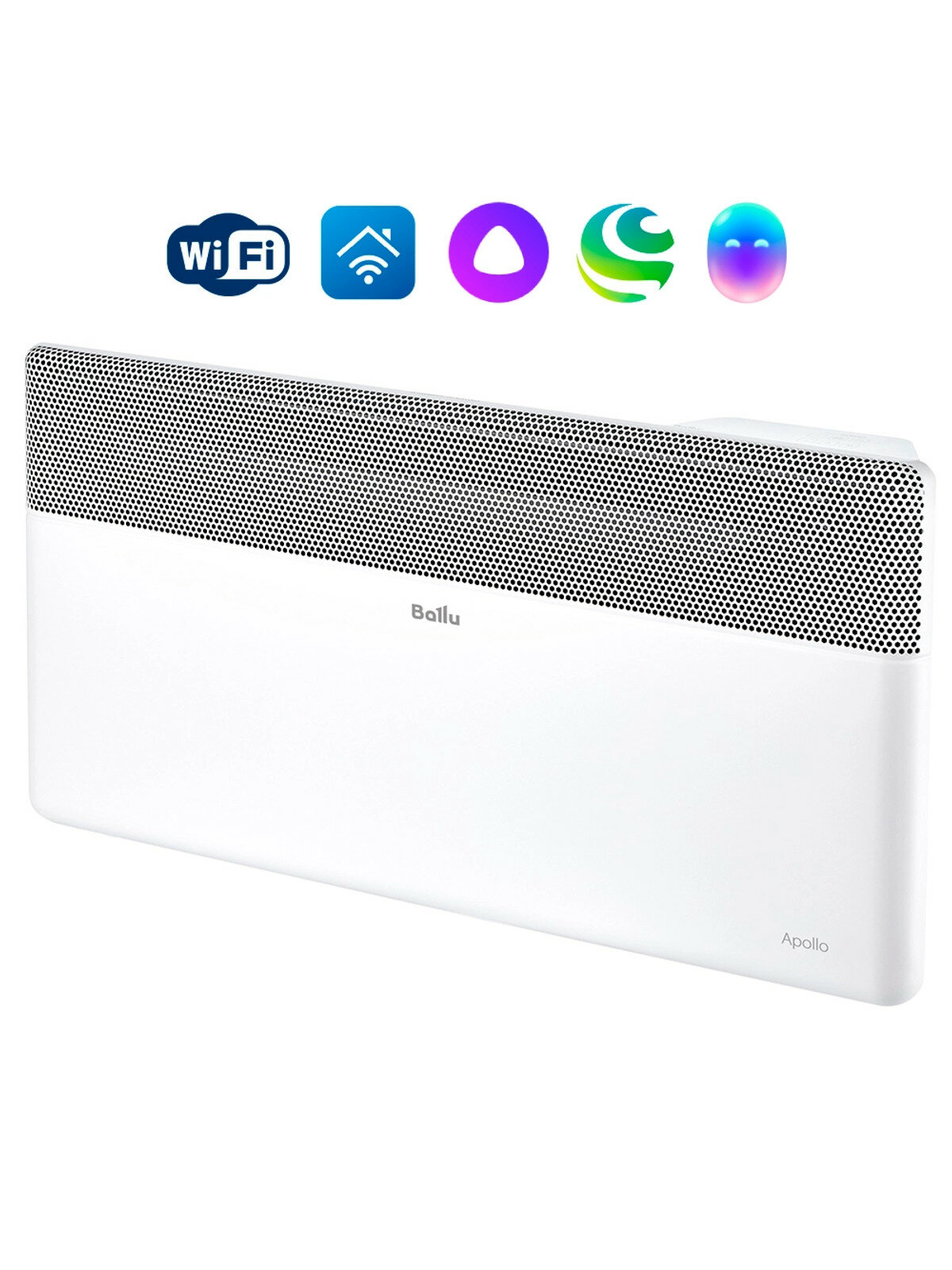 Конвектор Ballu Apollo Transformer BEC/AT-2500-4I, комплект с блоком управления, Wi-Fi, 2500 Вт