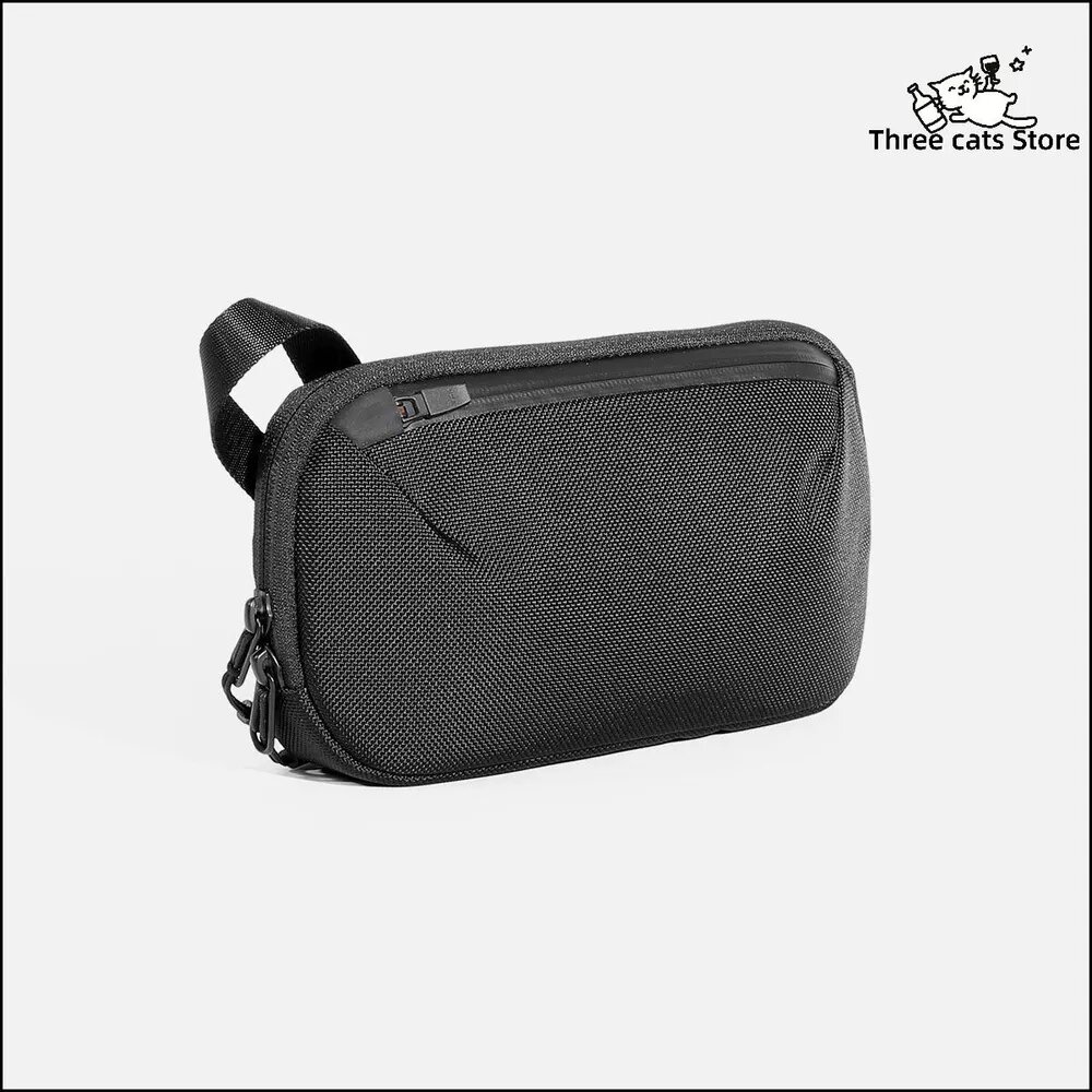 Aer Slim Pouch (1.5L) Cordura / X-Pac сумка на плечо мужская женская, 23x13x5 см, черный — фото 1