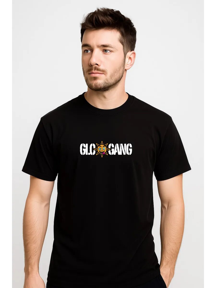 Футболка, размер 58-60, черный — фото 1