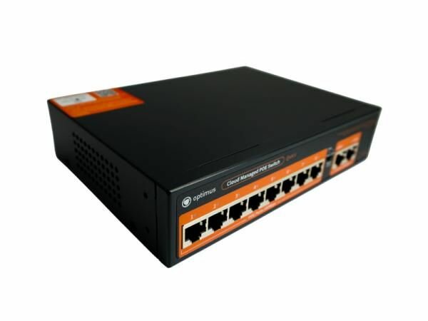 Коммутатор Optimus U1IC-8F/2G (PoE коммутатор с функциями L2 и облачным управлением)
