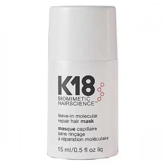 K18 LEAVE - IN MOLECULAR REPAIR HAIR MASK Несмываемая маска для молекулярного восстановления волос 15 мл