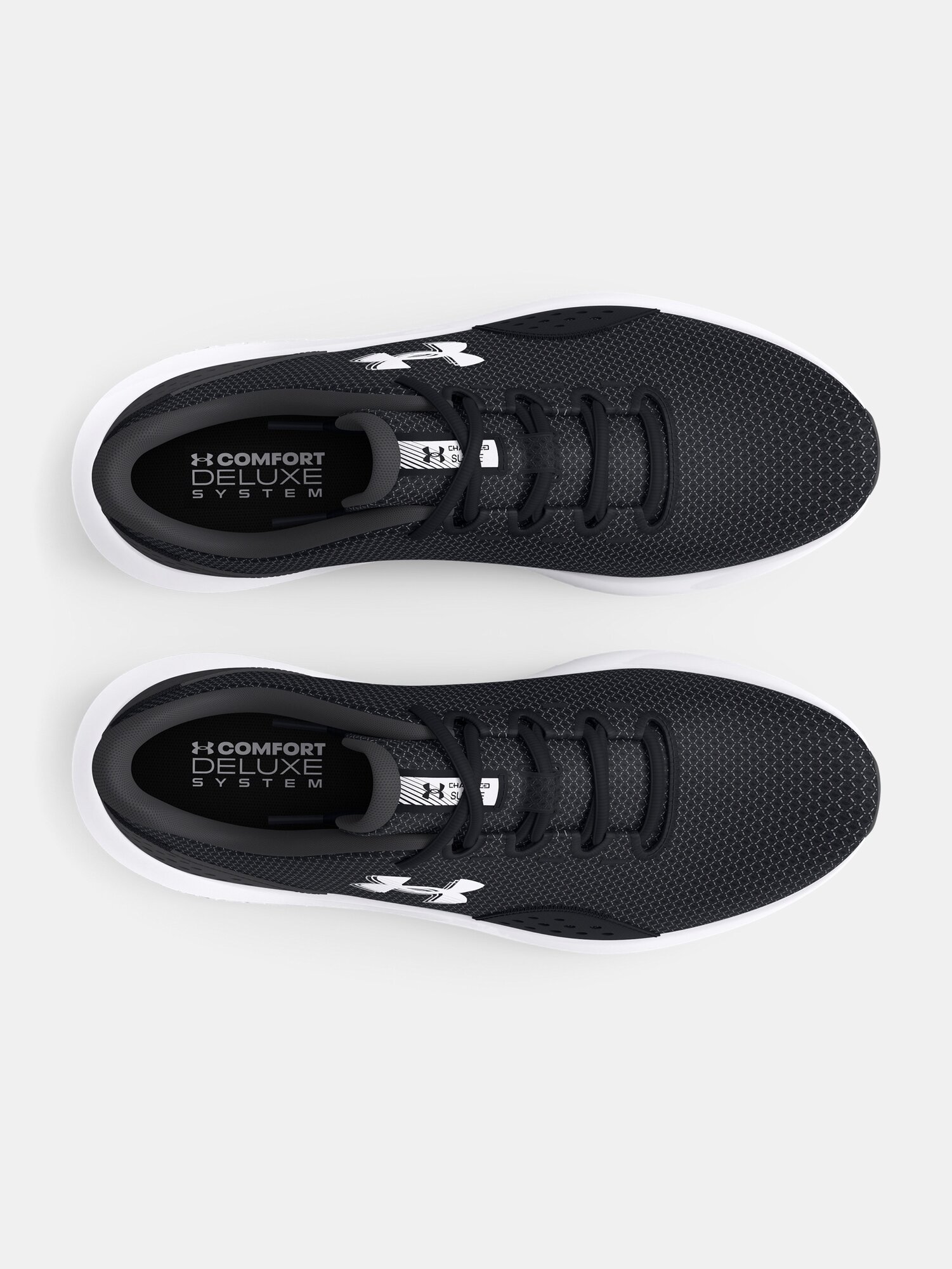 Кроссовки Under Armour Charged Surge 4, размер 9 US, черный/белый — фото 1