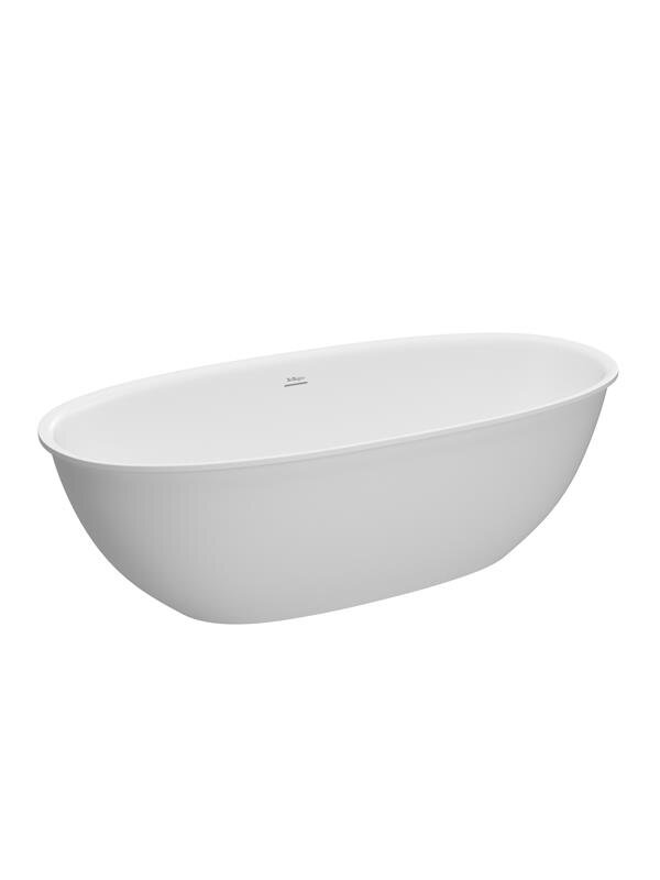 Ванна из искусственного камня Solid Surface 1700x760x540, BELBAGNO BB-MARINO-170-76-54-SSB