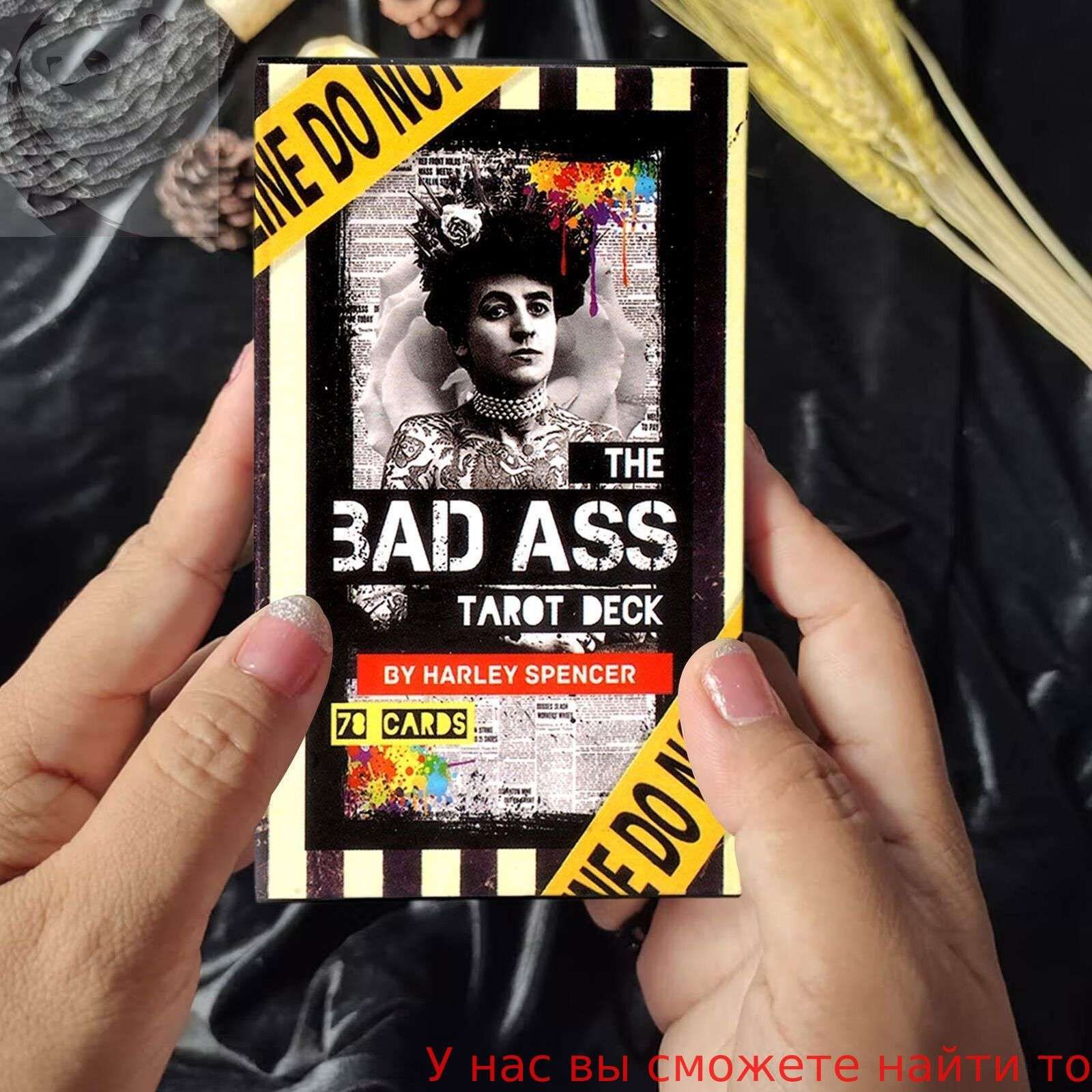 Карты Таро The Bad Ass Tarot 10*6см карты для гадания таро колода