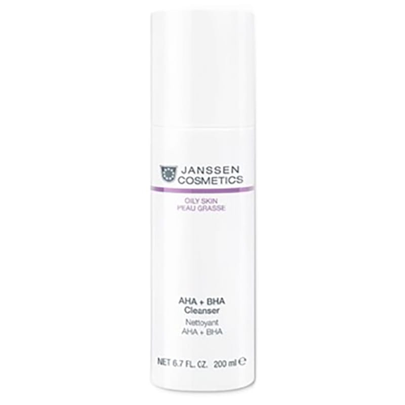 Средство для умывания Janssen Cosmetics AHA And BHA Cleanser очищающая эмульсия с кислотами, 200 мл