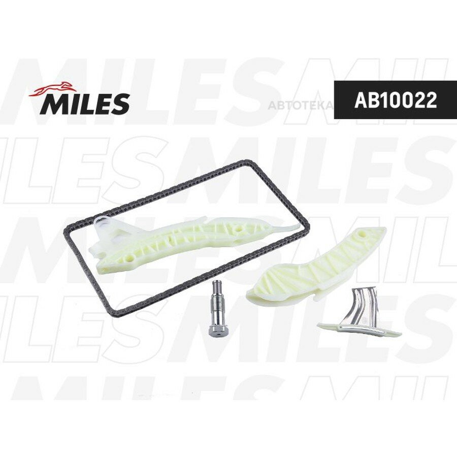 Комплект цепи ГРМ CITROEN/PEUGEOT 1.4 16V/1.6 16V 07- без звездочек MILES AB10022