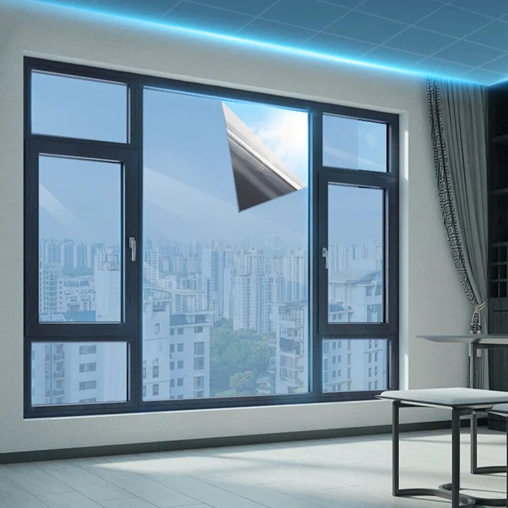 Deneman Пленка для окон 30x300 см 1 шт солнцезащитная антицарапный слой, противоосколочная разноцветный