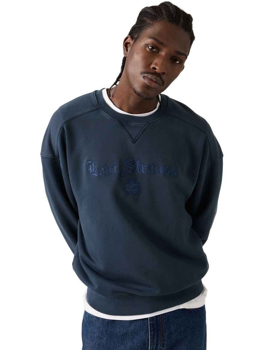 Свитшот Men Boxy Graphic Crewneck Sweatshirt