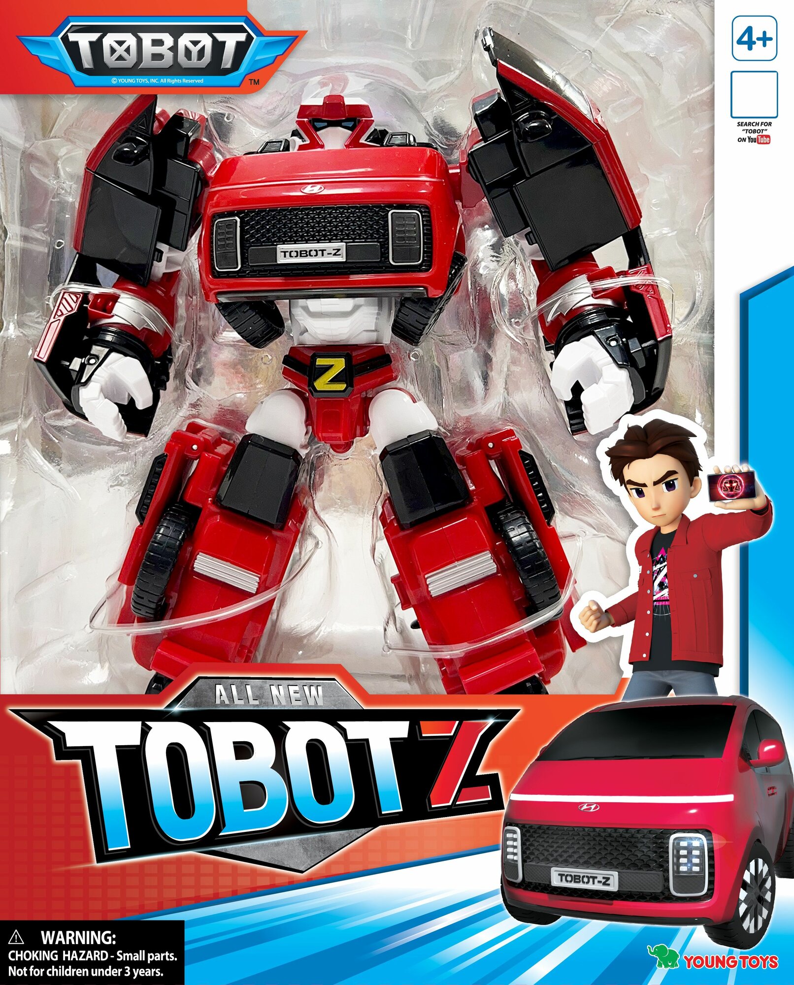Робот Трансформер Tobot, тобот Z NEW, Young Toys, 301150