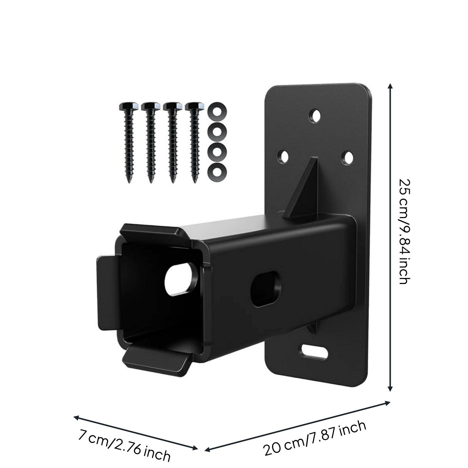 Hitching Mount Bracket Heavy Duty Wall Mounteded Hitching Mount Bracket Easy Installation for Workshop — фото 1