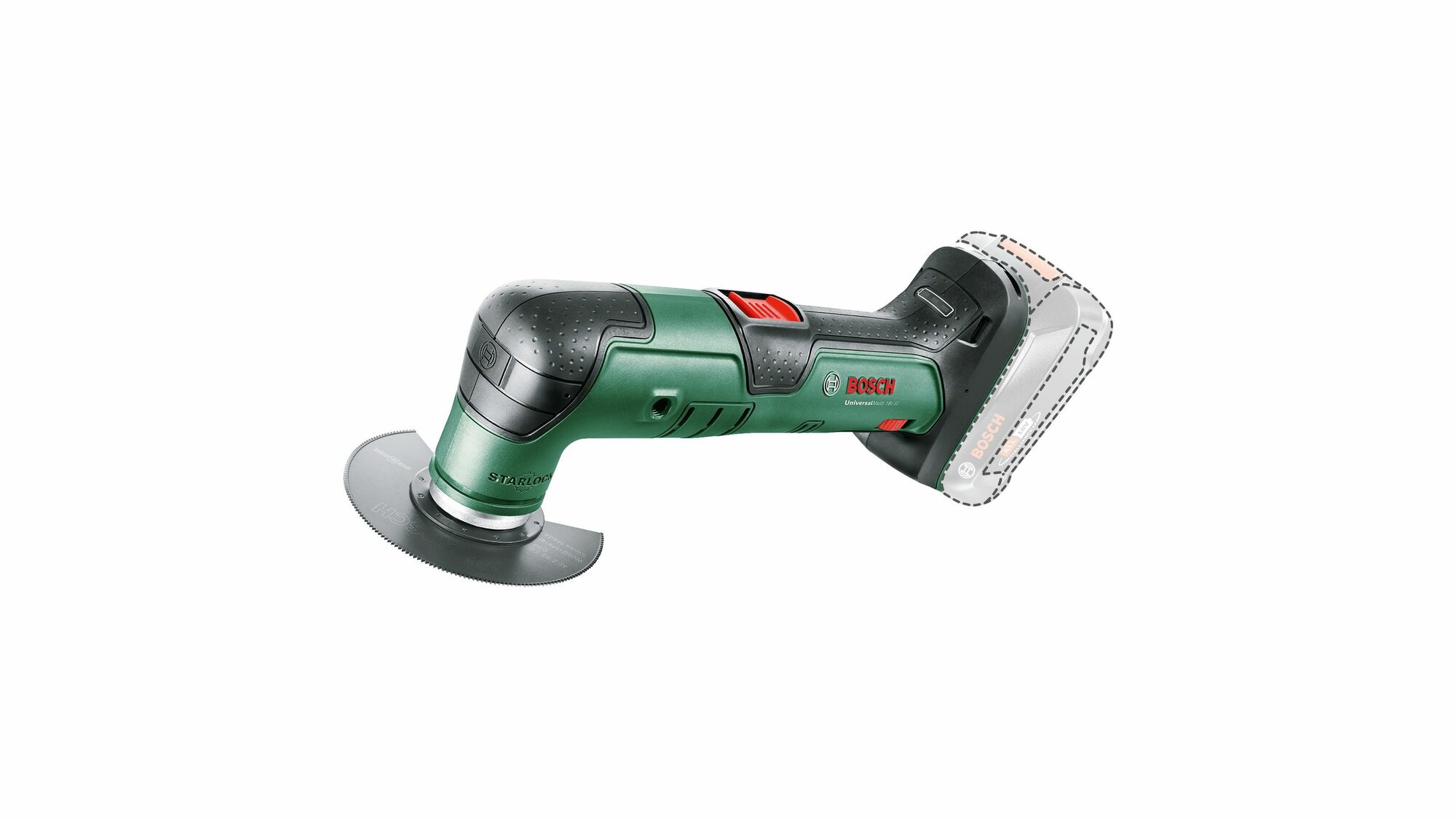 Реноватор аккумуляторный Bosch UniversalMulti 18V-32, 18,0 В