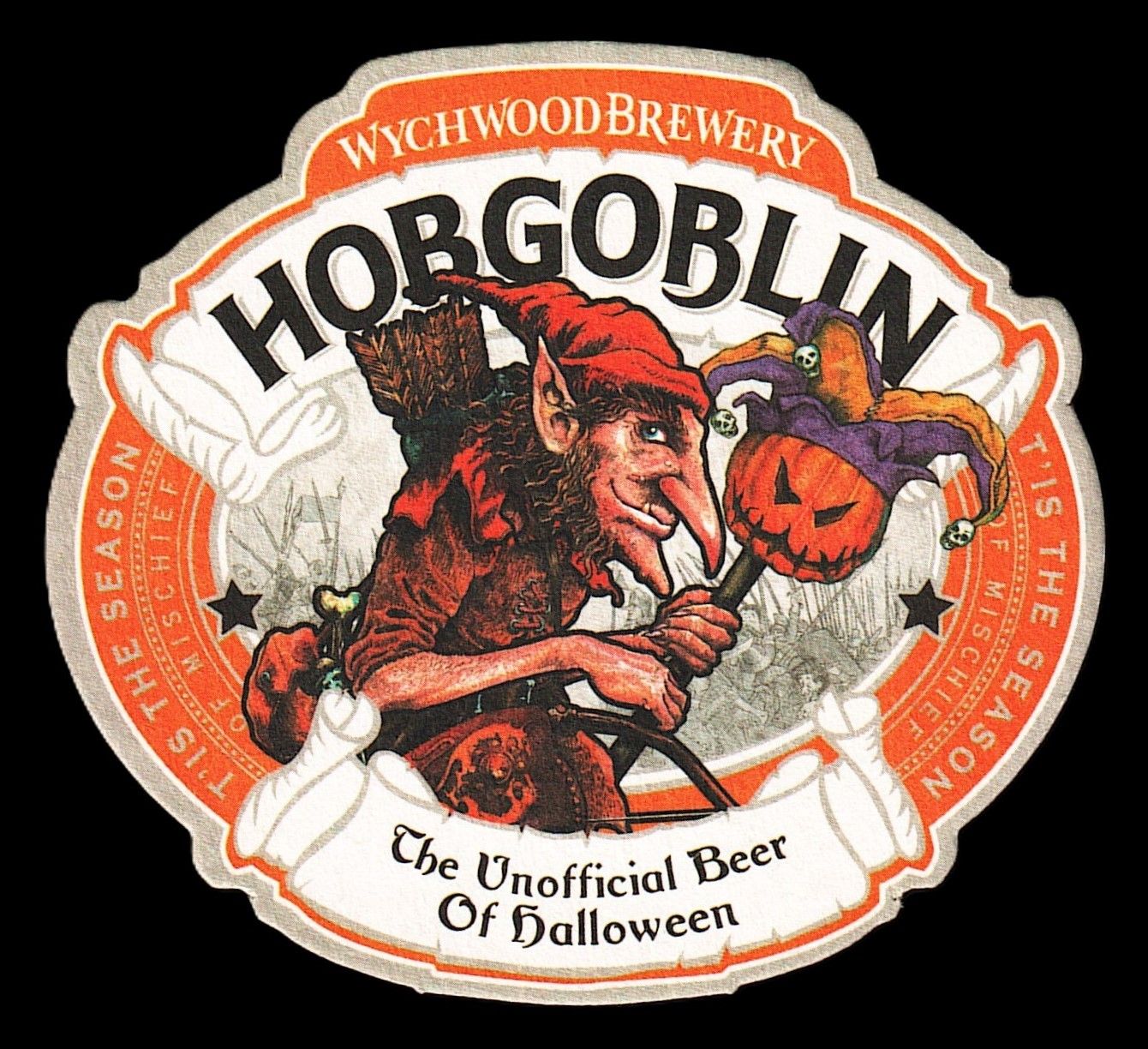 Бирдекель (костер) Hobgoblin Halloween T-Shirt (подставка под пивной бокал)
