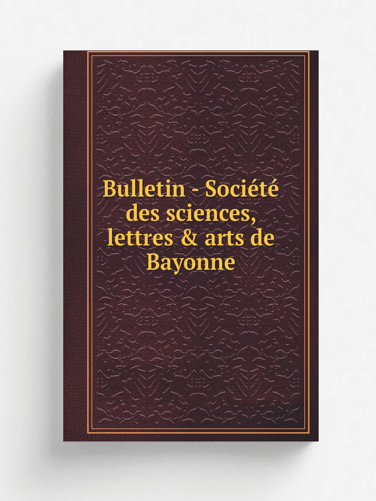 Bulletin - Soci.t. des sciences, lettres & arts de Bayonne | Bayonne | Репринт